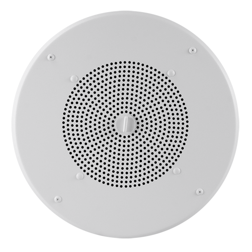 8-Inch Round Ceiling Speaker with Volume Control, 25/70 Volt, S-500VC ...
